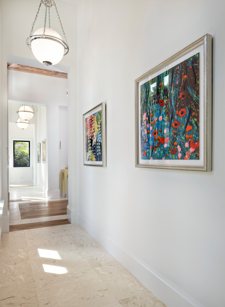 Coastal Transitional - Transitional - Hall - Miami - by PB Built | Houzz