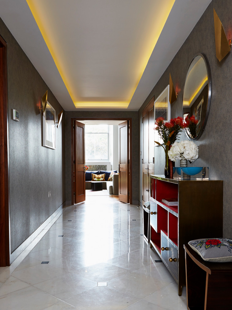 Contemporary Hallway & Landing - Contemporary - Hall - London | Houzz