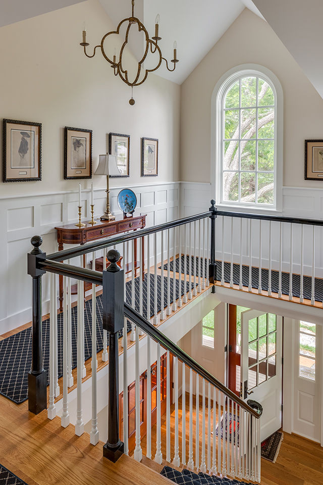 Covered Porch with Columns - Cotchpinicut Cape - Cape Cod, MA - Custom ...