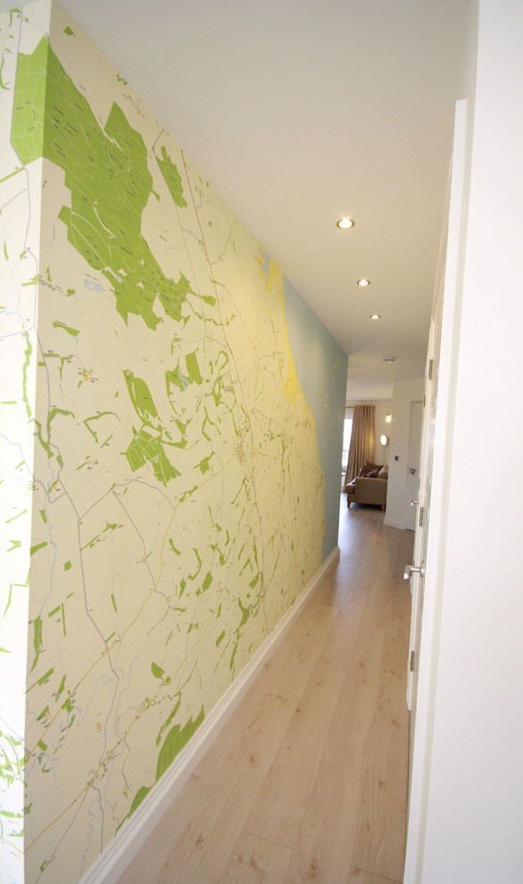 Custom Area Map wallpaper - Hallway & Landing - Other - by Wallpapered ...