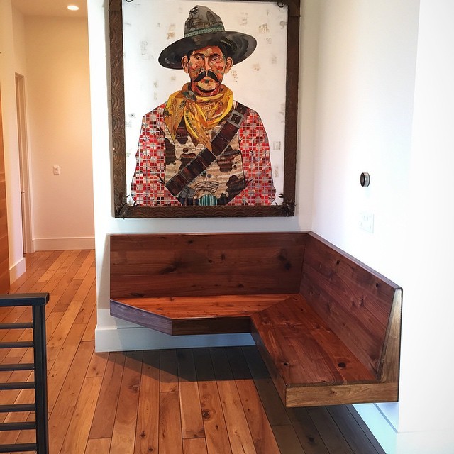 Custom Benches - Rustic - Hall - Salt Lake City - by Project Sunday | Houzz