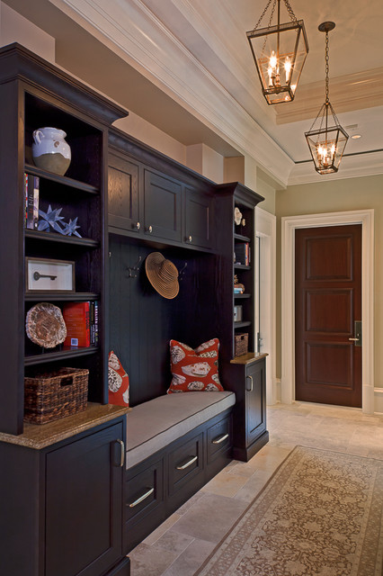 Custom Cabinetry for your Hall! - Traditional - Hallway & Landing ...