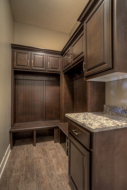 Custom Fairmont 1.5-story w/ 4-car garage - Hall - Omaha - by Landmark ...