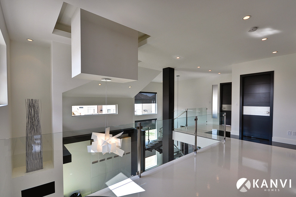 Custom Houses - Contemporary - Hall - Edmonton - by Kanvi Homes | Houzz