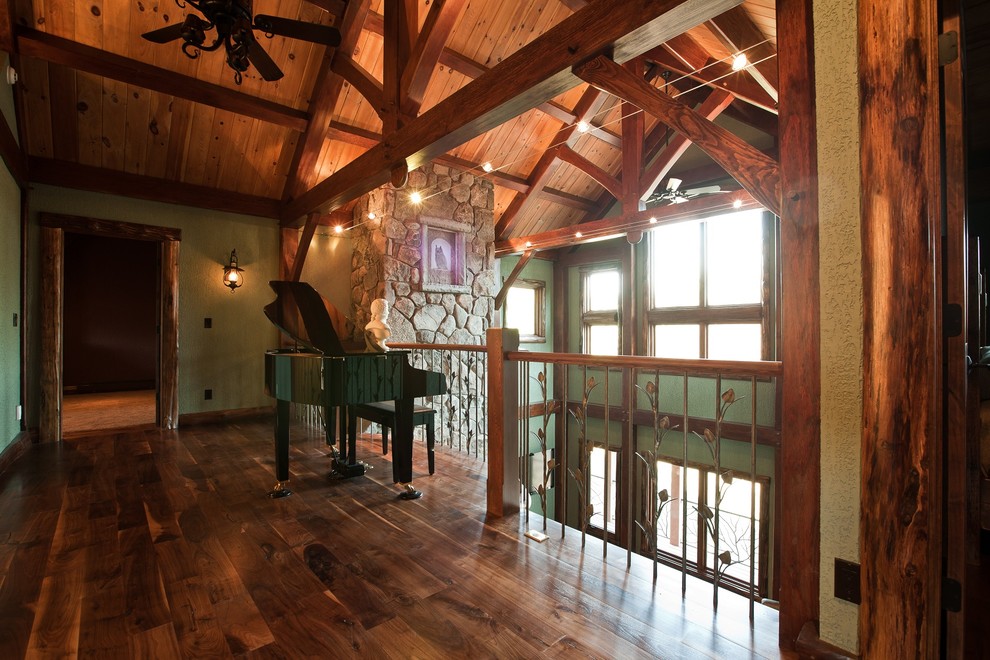 Custom Timber Frame in the Catskills of New York - Hall - New York - by ...