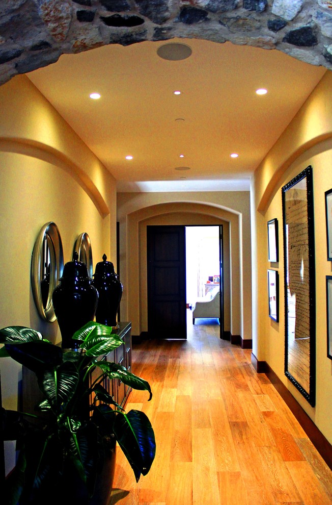 Custom Wine Country Resdidence - Mediterranean - Hall - San Francisco ...