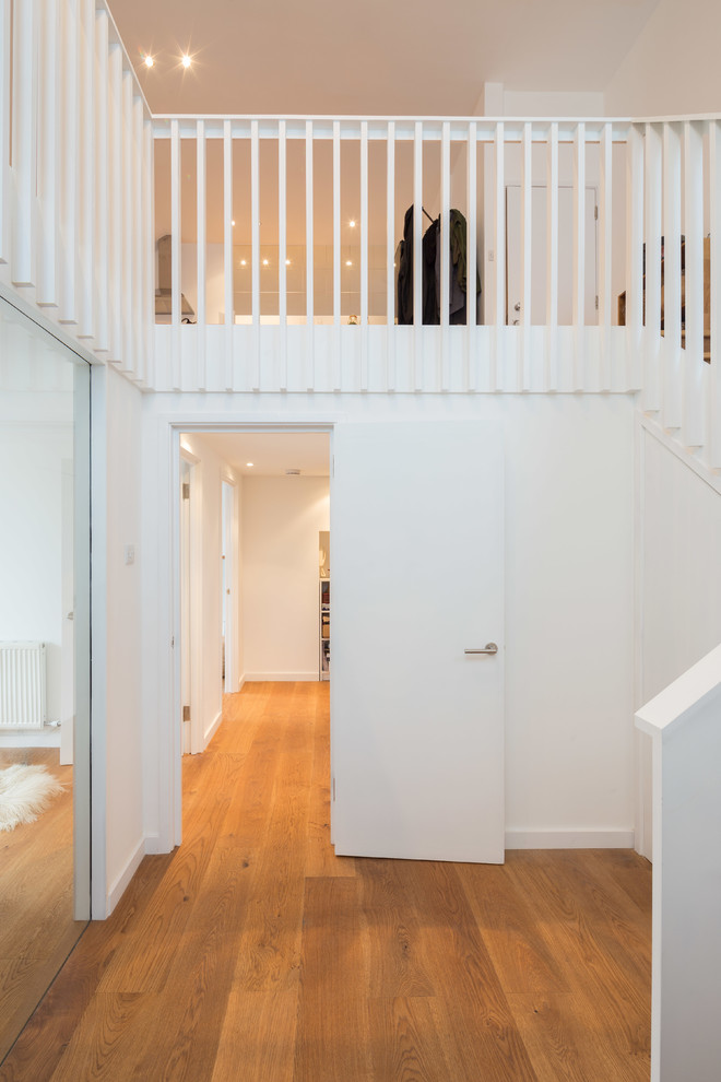 Defoe Road - double height hallway - Contemporary - Hall - London - by ...