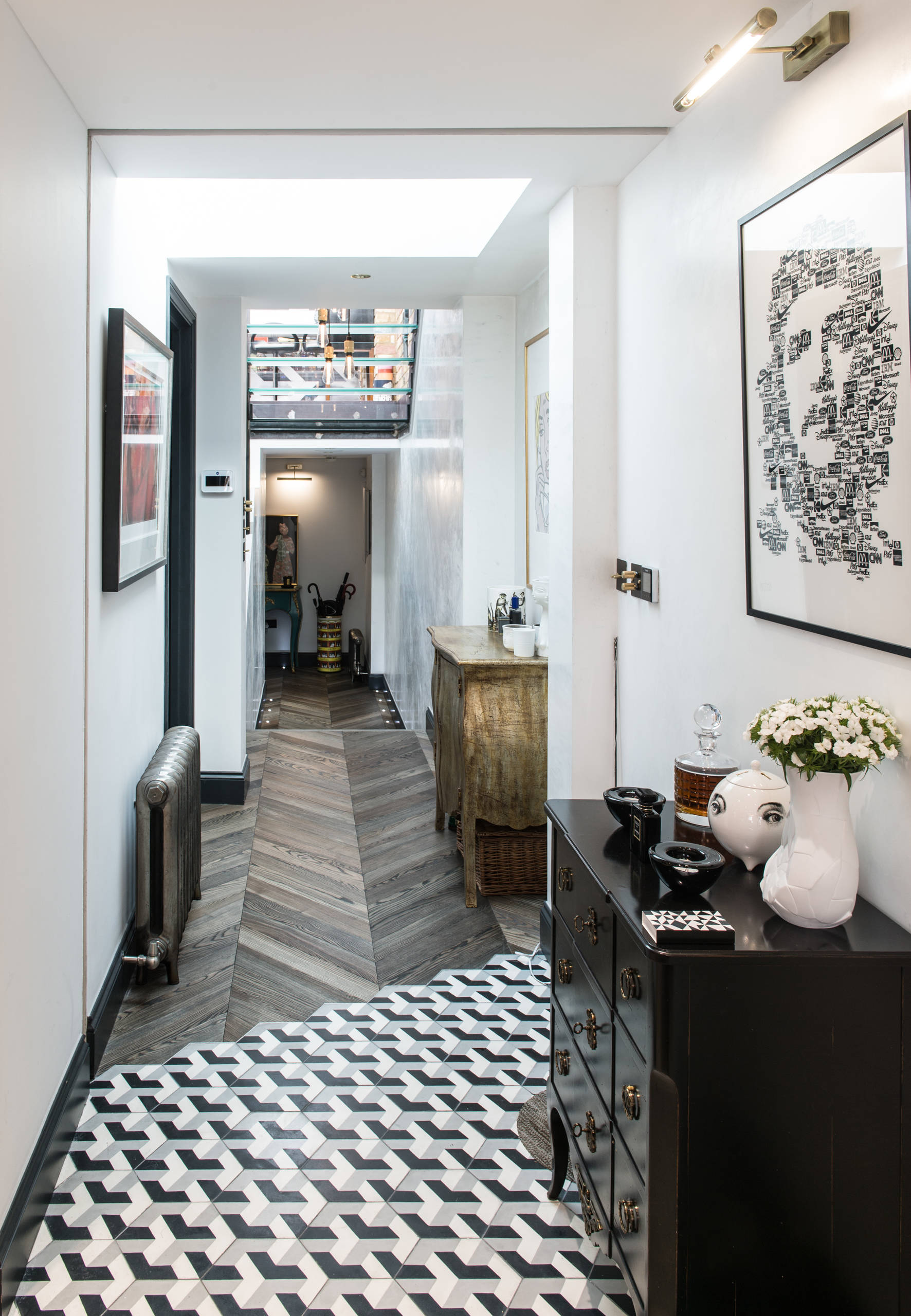 11 Beautiful Ways to Use a Chevron Tile Pattern in Your Home | Houzz IE