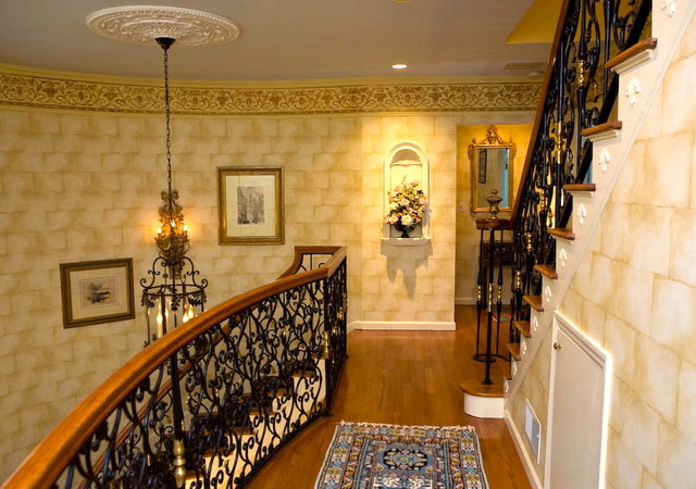 Entrance halls and stairs - Traditional - Hall - New York - by Janine ...