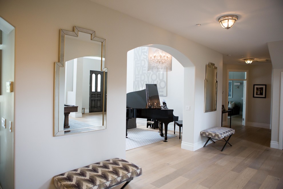 Fallbrook Remodel-White & Gray - Transitional - Hall - San Diego - by ...