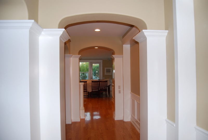 Fancy Doorframes - Traditional - Hall - San Diego - by TFLarkin, Inc ...