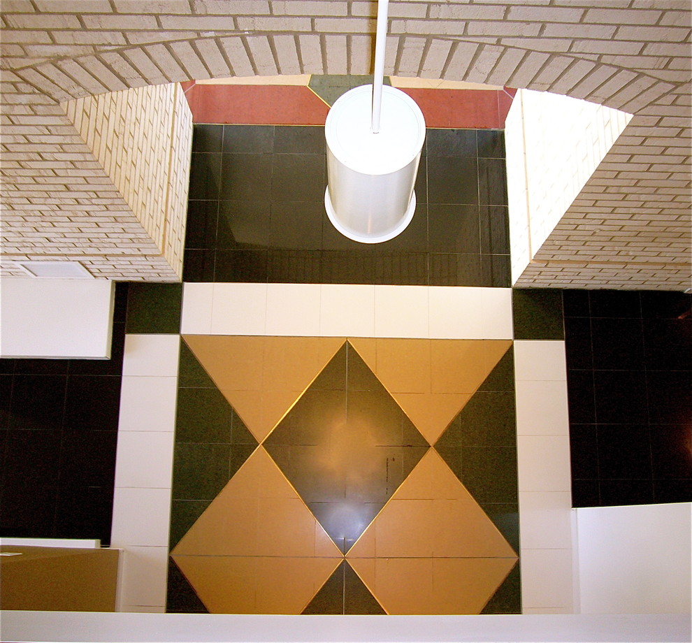 Floor tile pattern using Silestone - Contemporary - Hall - Cincinnati ...
