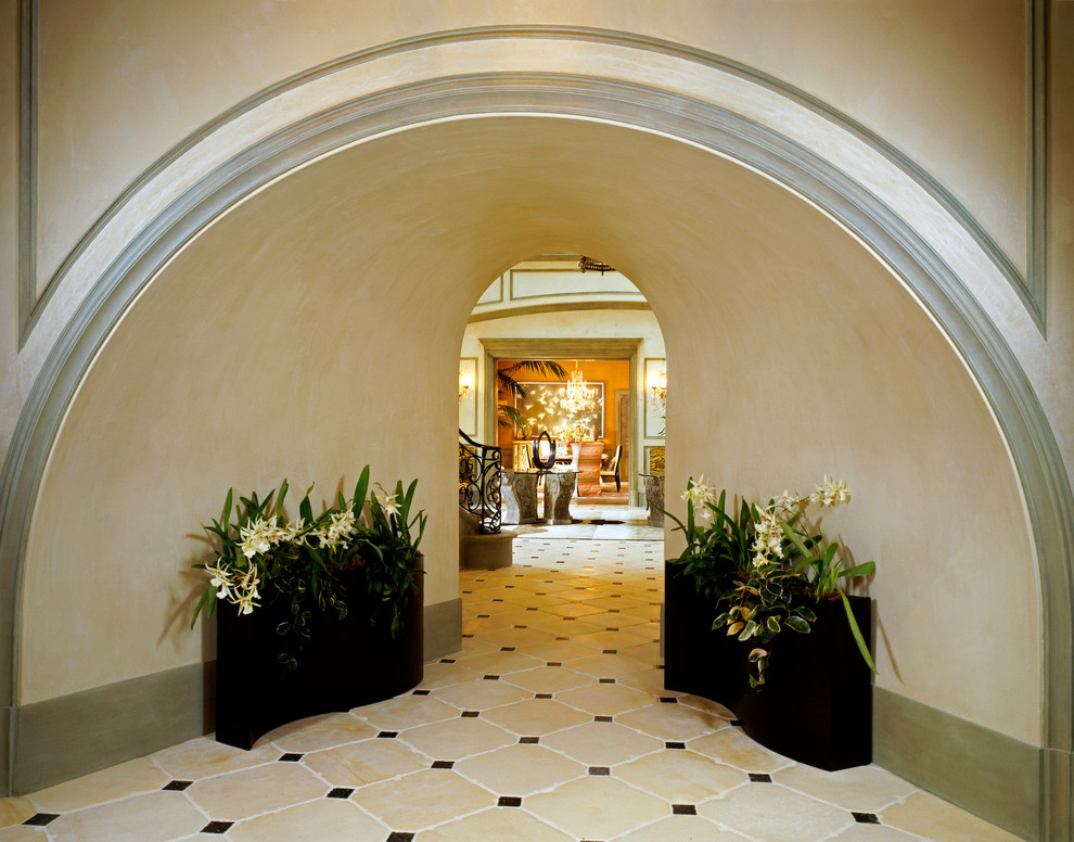 French Normandy Beverly Hills - Traditional - Hall - Los Angeles - by ...