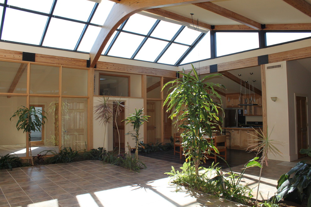 Garden Atrium - Modern - Hall - DC Metro - by Sustainable Design Group ...