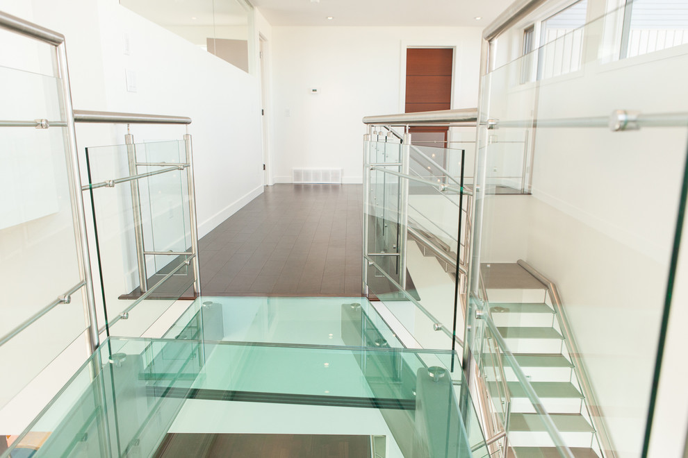 Glass Bridge - Modern - Hall - Edmonton - by Habitat Studio | Houzz