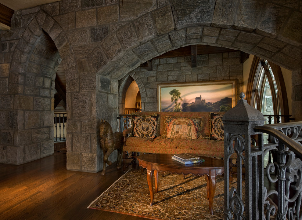 Gothic Castle in the Blue Ridge Mountains - Traditional - Hall ...