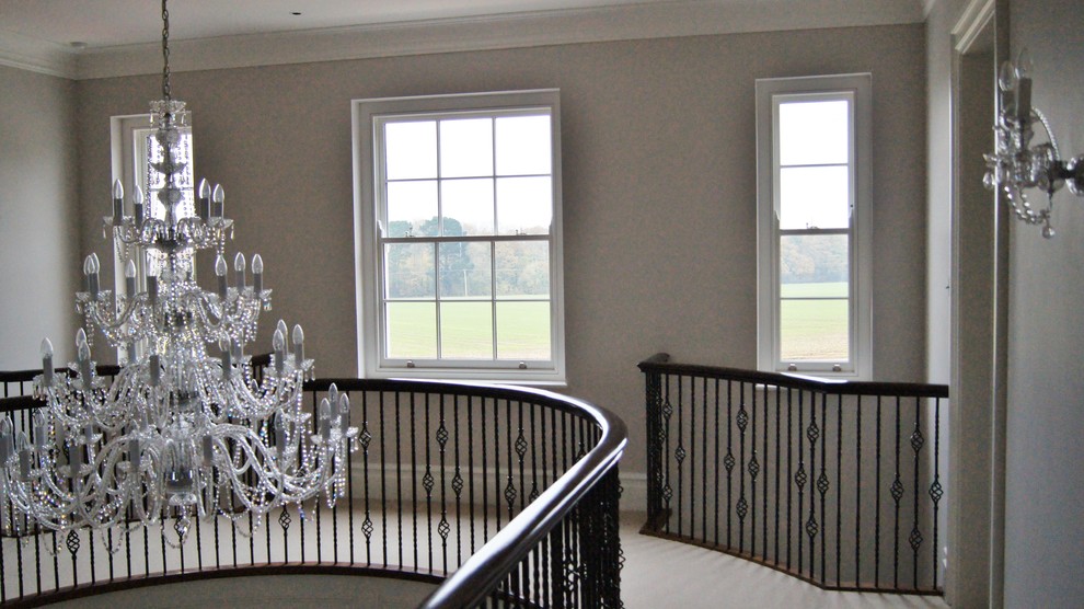 Grand Staircase - Traditional - Hall - Devon - by Warren Hughes LTD | Houzz