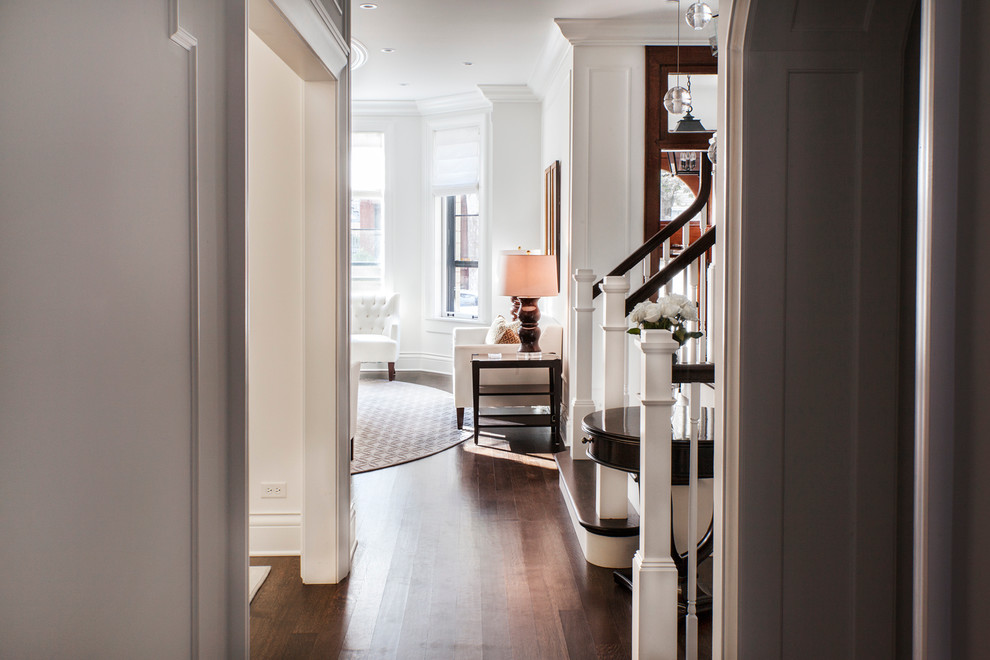 Hall to Living Room - Traditional - Hall - Chicago - by TZS Design | Houzz