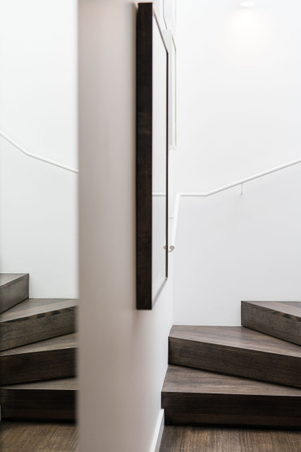 Hall way stairs - Modern - Staircase - Sydney - by Rebecca Lu ...