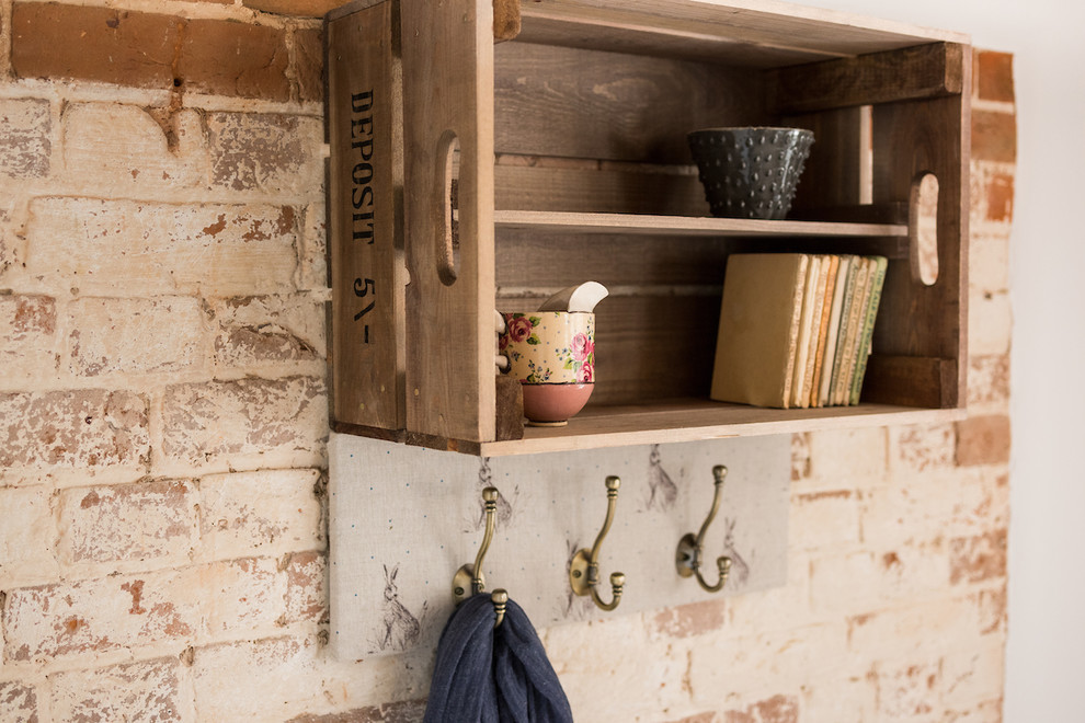 Hallway storage - Rustic - Hall - Other - by Tiffany Jayne | Houzz