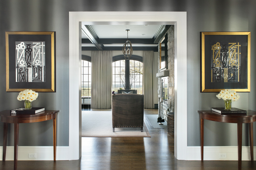 Hallway - Transitional - Hall - New York - by Valerie Grant Interiors ...