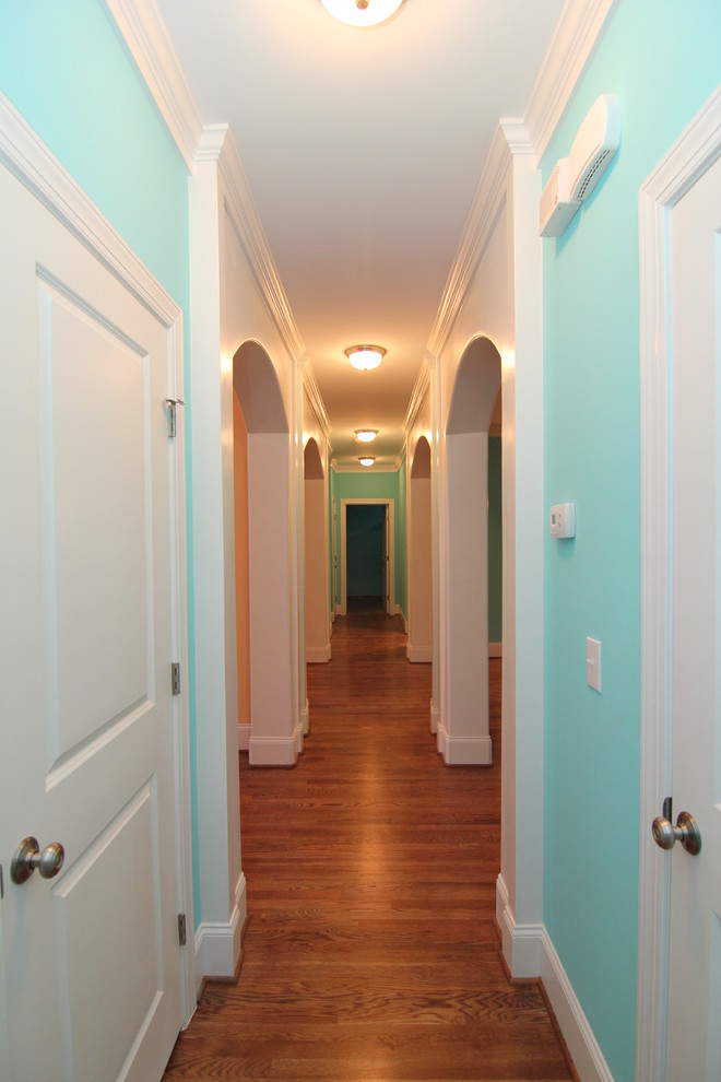 Hallway with arches - Transitional - Hall - Raleigh - by Stanton Homes ...