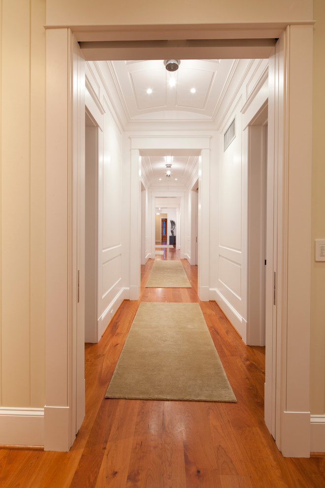 Hallway with extensive wall paneling - Traditional - Hall - Baltimore ...