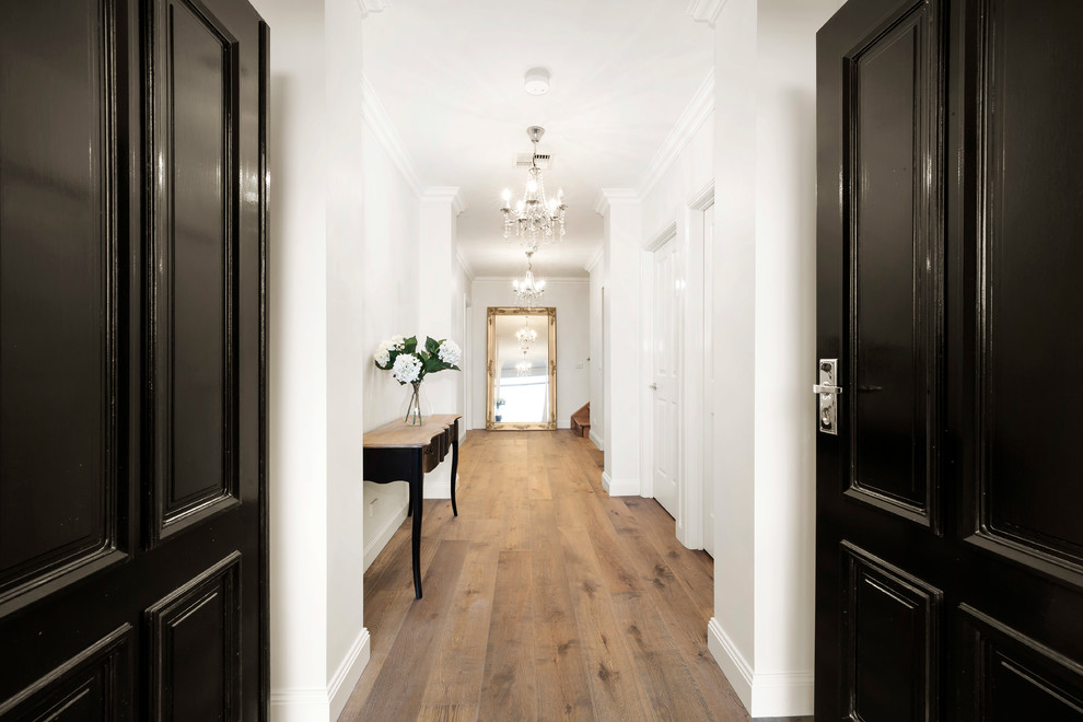 Heathmont - Split Level Hampton Style Home - Traditional - Hall ...