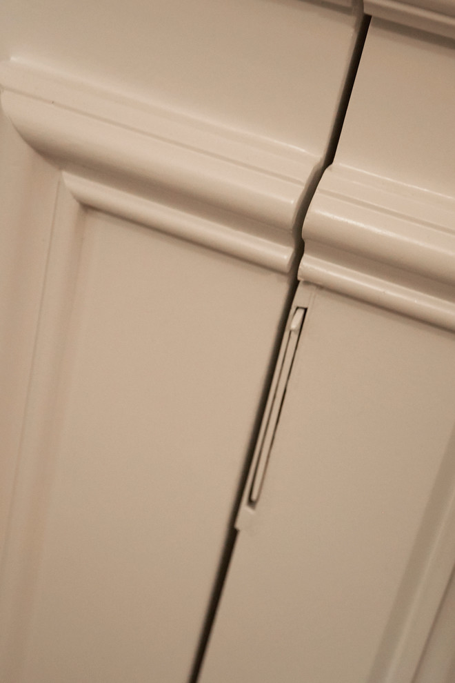 Hidden Door Latch Detail Photo - Transitional - Hall - Chicago - by ...