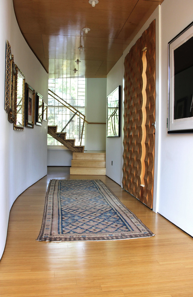 Historical exterior/Contemporary Interior - Traditional - Hall - New ...