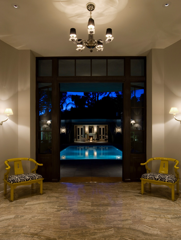 Hollywood Regency, Montecito - Contemporary - Hall - Santa Barbara - by ...