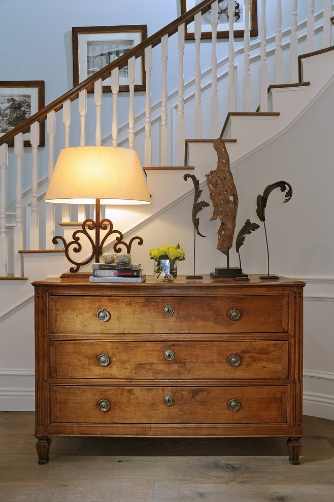 Iliff stairs - Beach Style - Hall - Los Angeles - by DTM INTERIORS | Houzz