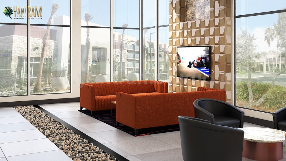 Impressive lobby ideas of 3d interior designers by Architectural Design ...