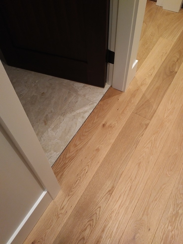 installed flush to tile height no transition bump or hump - Traditional ...