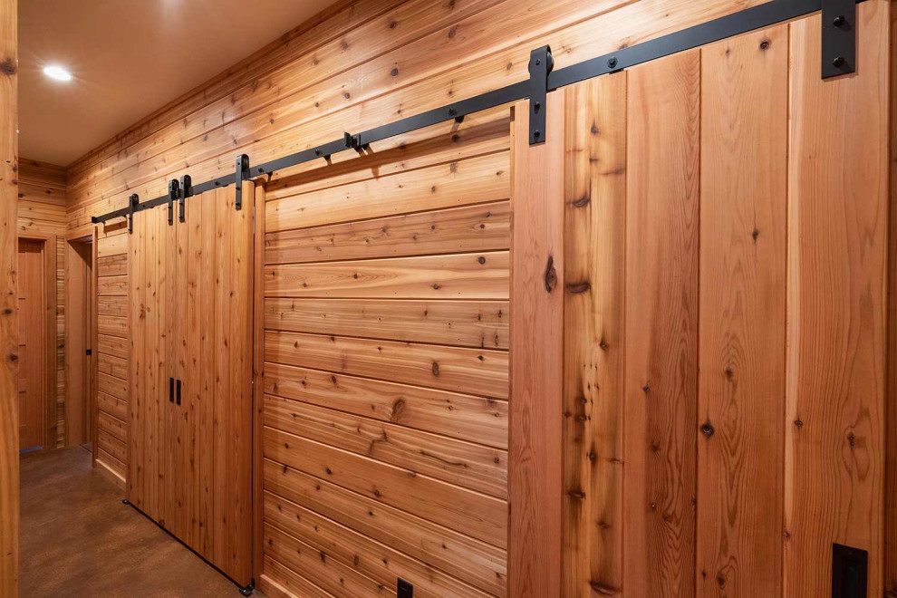 Lake Tahoe Cabin Compound - Rustic - Hall - Houston - by ROBERT DAME ...