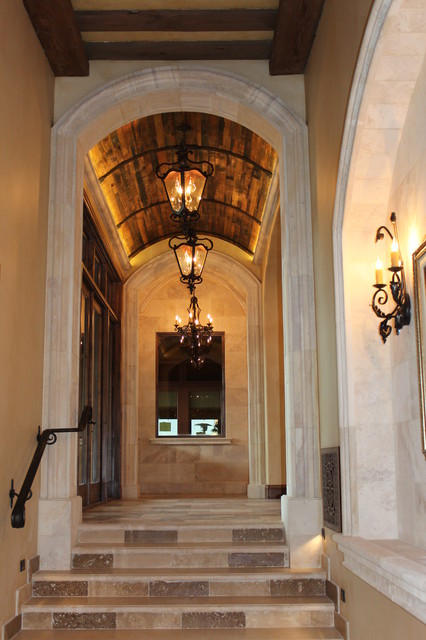 Limestone Surround - Mediterranean - Hall - Phoenix - by Visionmakers ...