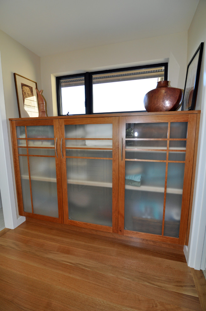 Linen cabinet - Contemporary - Hall - Seattle - by Ventana Construction ...
