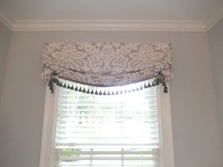 Living and Dining Room Window Treatments - Transitional - Hall ...