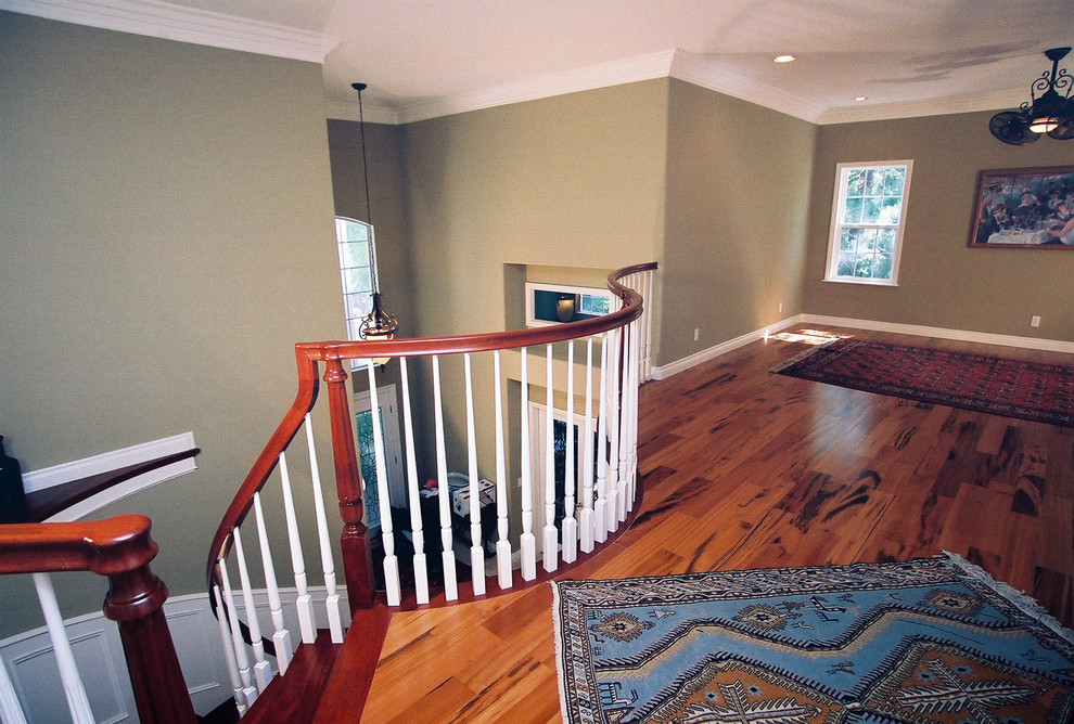 Loft Addition with New Wood Railng - Traditional - Hall - Orange County ...