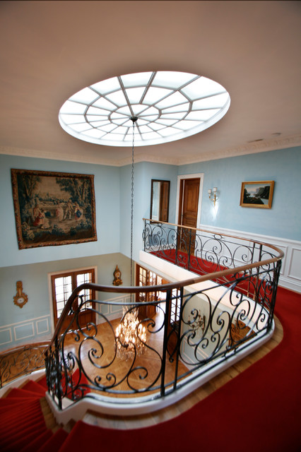 Louis XV Chateau - Traditional - Hall - Chicago - by Enqvist Homes ...