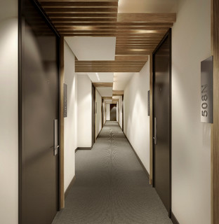 Luxury NYC Condominium Building Hallway - Contemporary - Hall - New ...