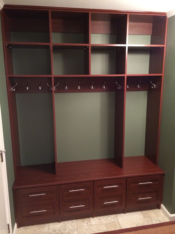 Mahogany Mud Room - Traditional - Hall - Other - by Custom Storage ...