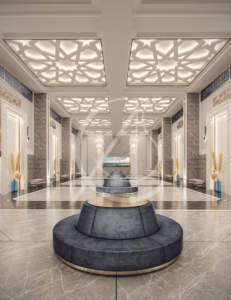 Memphis Masjid Interior Design - Modern - Hall - London | Houzz