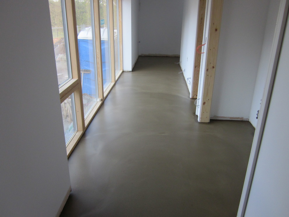 Microscreed decorative concrete for vertical and horizontal interior ...