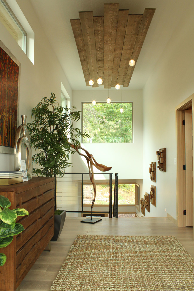 Mid-Century Modern "Treehouse" - Midcentury - Hall - Other - by The Tin ...