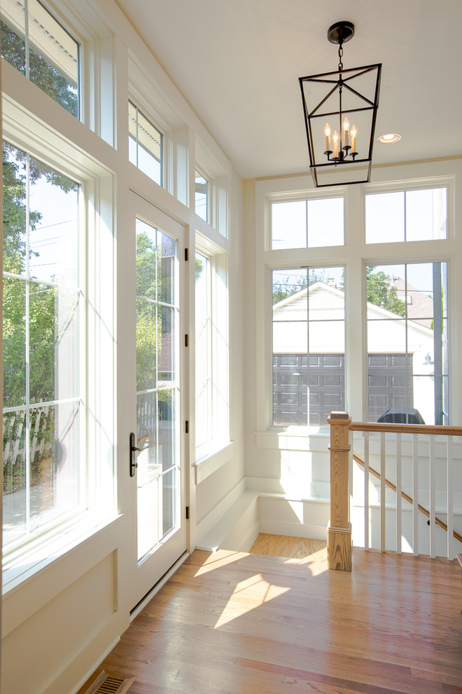 Modern Farm House - Farmhouse - Hall - Chicago - by Silver Leaf ...