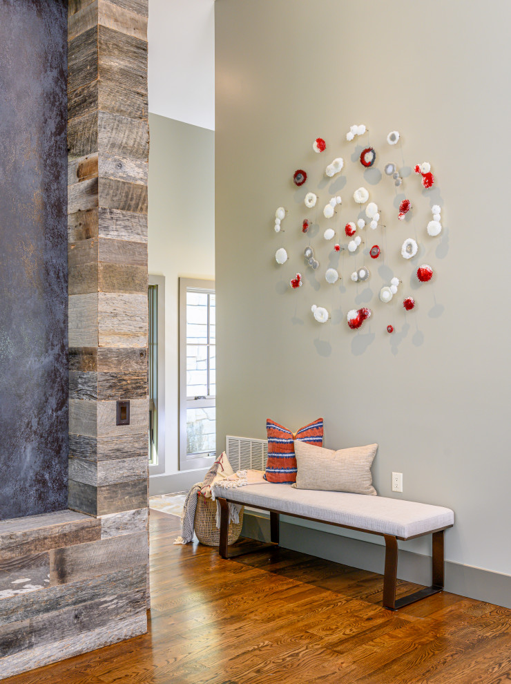 Modern Ranch - Rustic - Hall - Other - by Living Stone Design + Build ...