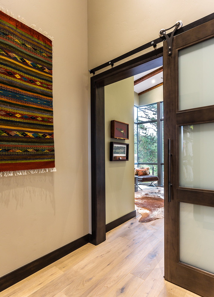 Mountain Side Modern Gem - Rustic - Hall - Albuquerque - by Veritas ...