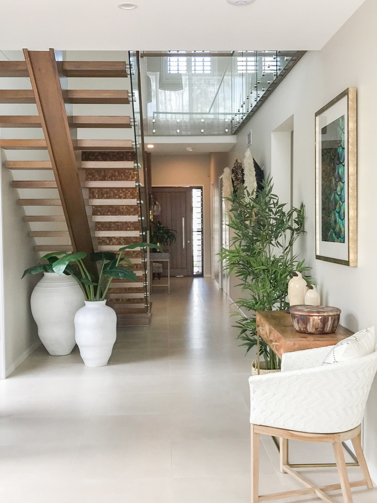 New Build - The Resort Retreat - Tropical - Hall - Gold Coast - Tweed ...