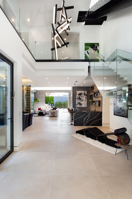 New Construction Modern Home - Modern - Hallway & Landing - Los Angeles ...